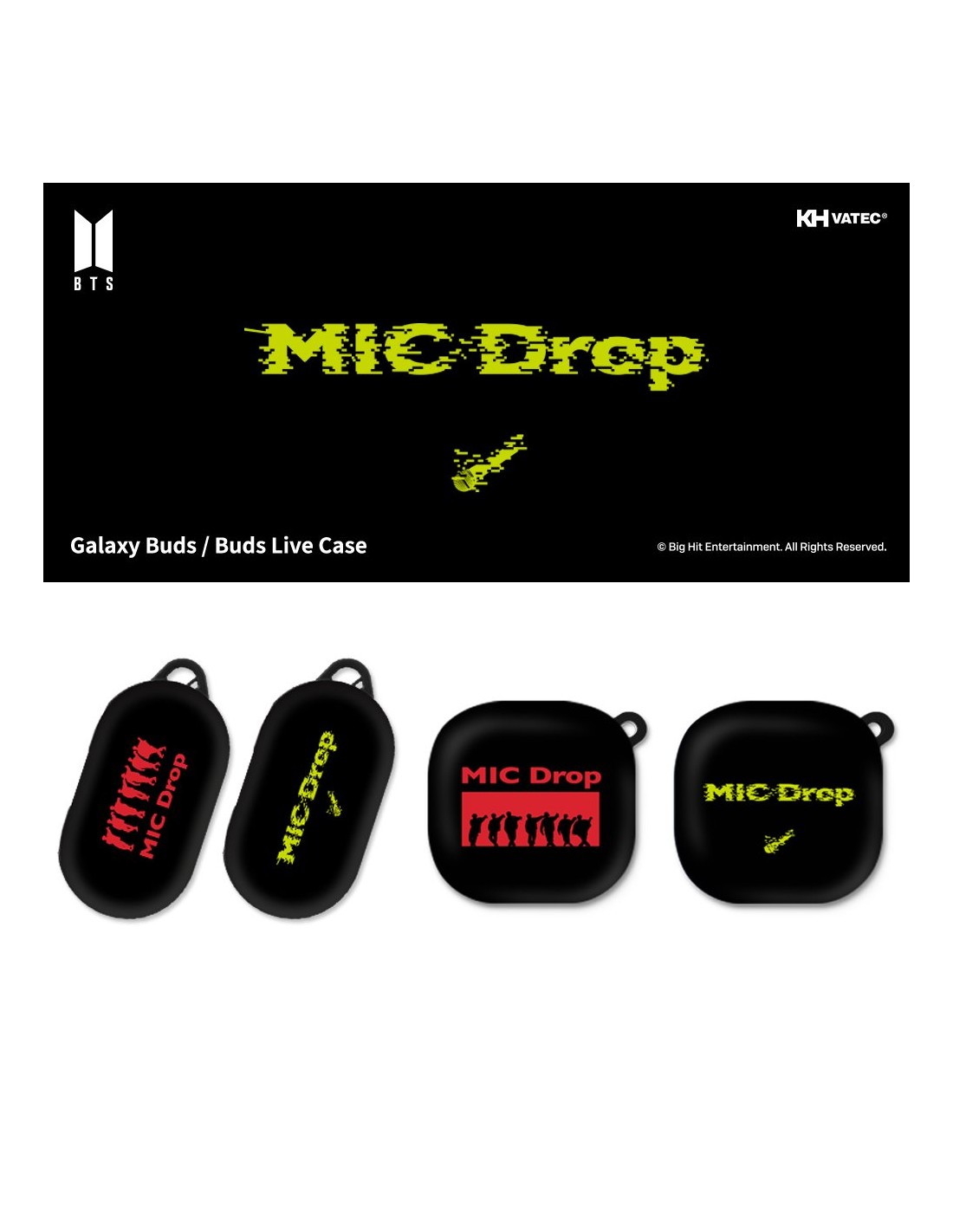 BTS MIC Drop Goods - Buds / Buds Live Case