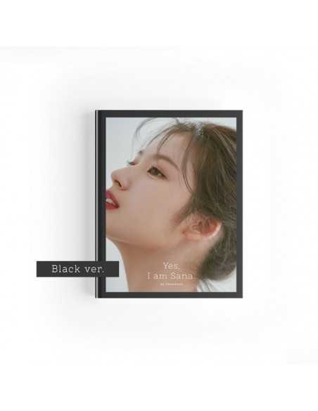 SANA - Yes, I am SANA. 1ST PHOTOBOOK BLACK VER. (B)
