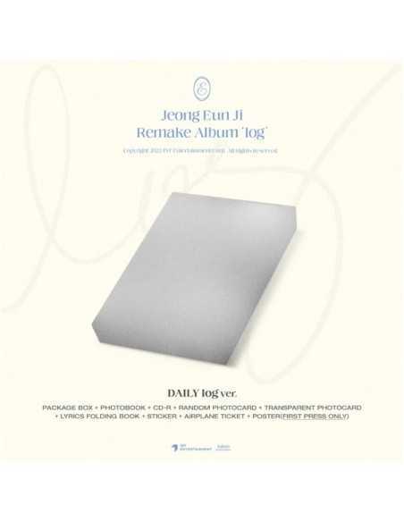 JEONG EUN JI Remake Album - log (Daily log Ver.) CD + Poster