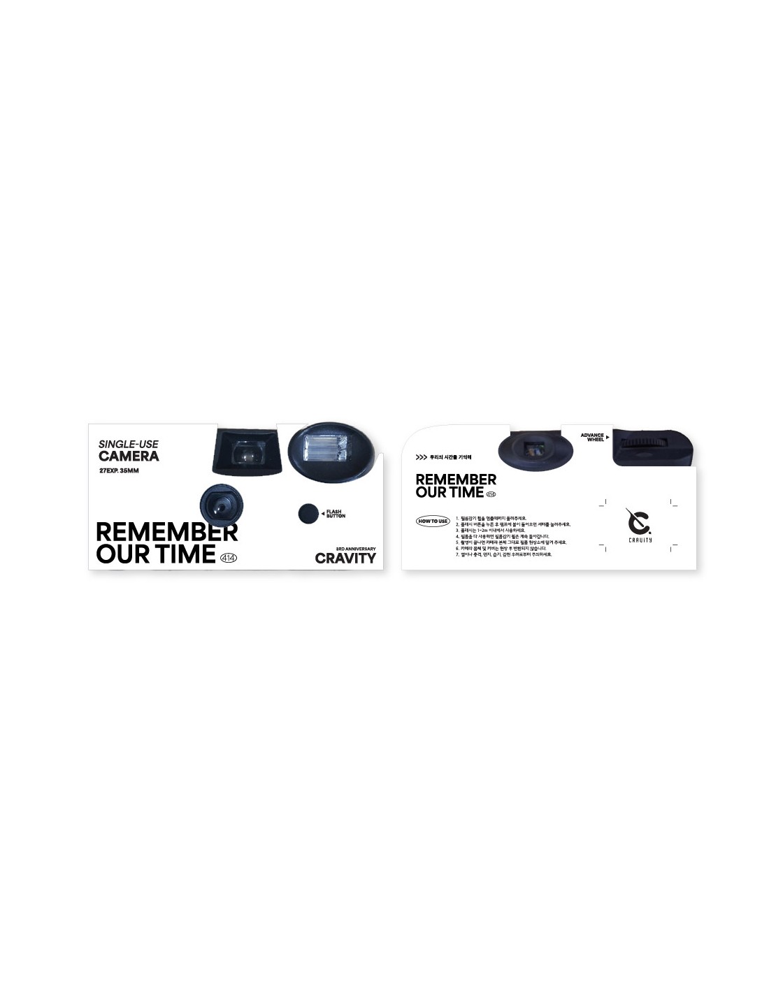 CRAVITY REMEMBER OUR TIME Goods - Single Use Camera CRAVITY REMEMBER OUR TIME Goods - Single Use Camera