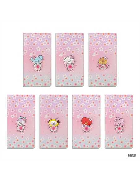 BT21 X Monopoly Collaboration - Cherry Blossom Leather Patch Passport ...