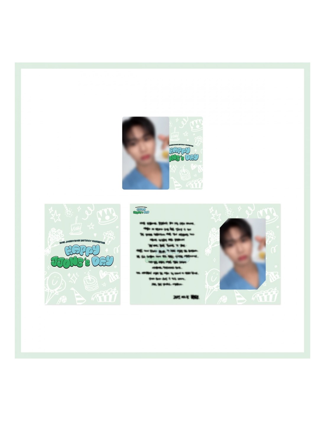 JONGHYEONG Happy JJONG's Day Goods - MESSAGE CARD kpoptown.com