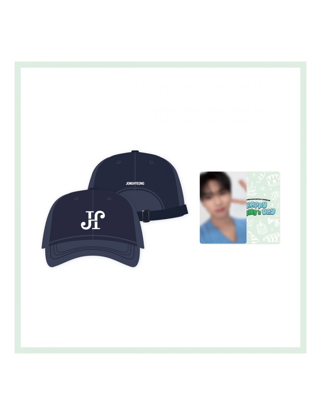 JONGHYEONG Happy JJONG's Day Goods - BALL CAP kpoptown.com