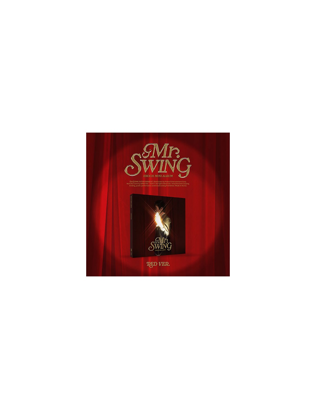 Enoch Mini Album - Mr. SWING (RED VER.) CD kpoptown.com
