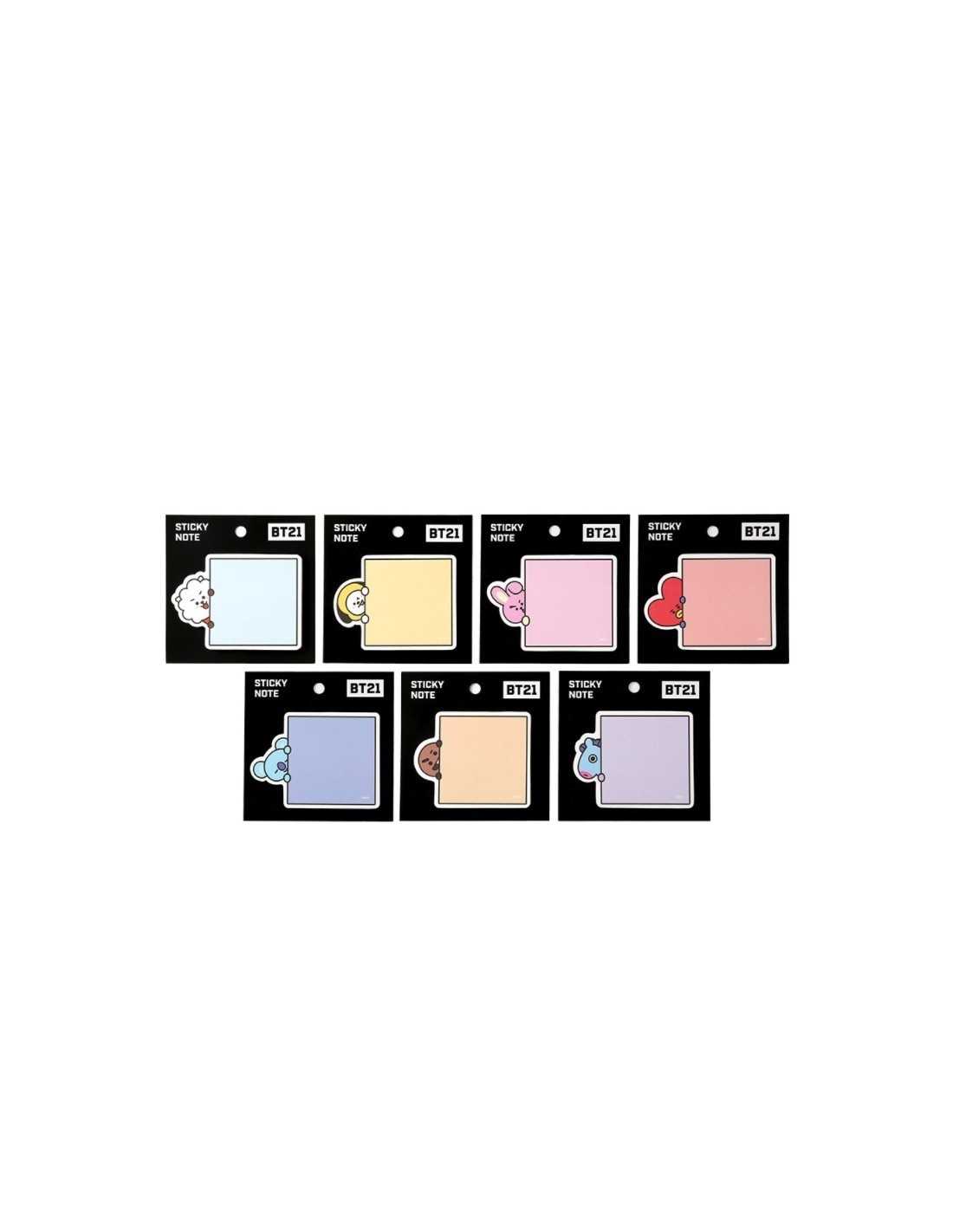 [BT21] BTS. Monopoly Collaboration Goods - Sticky Note (Square Type)