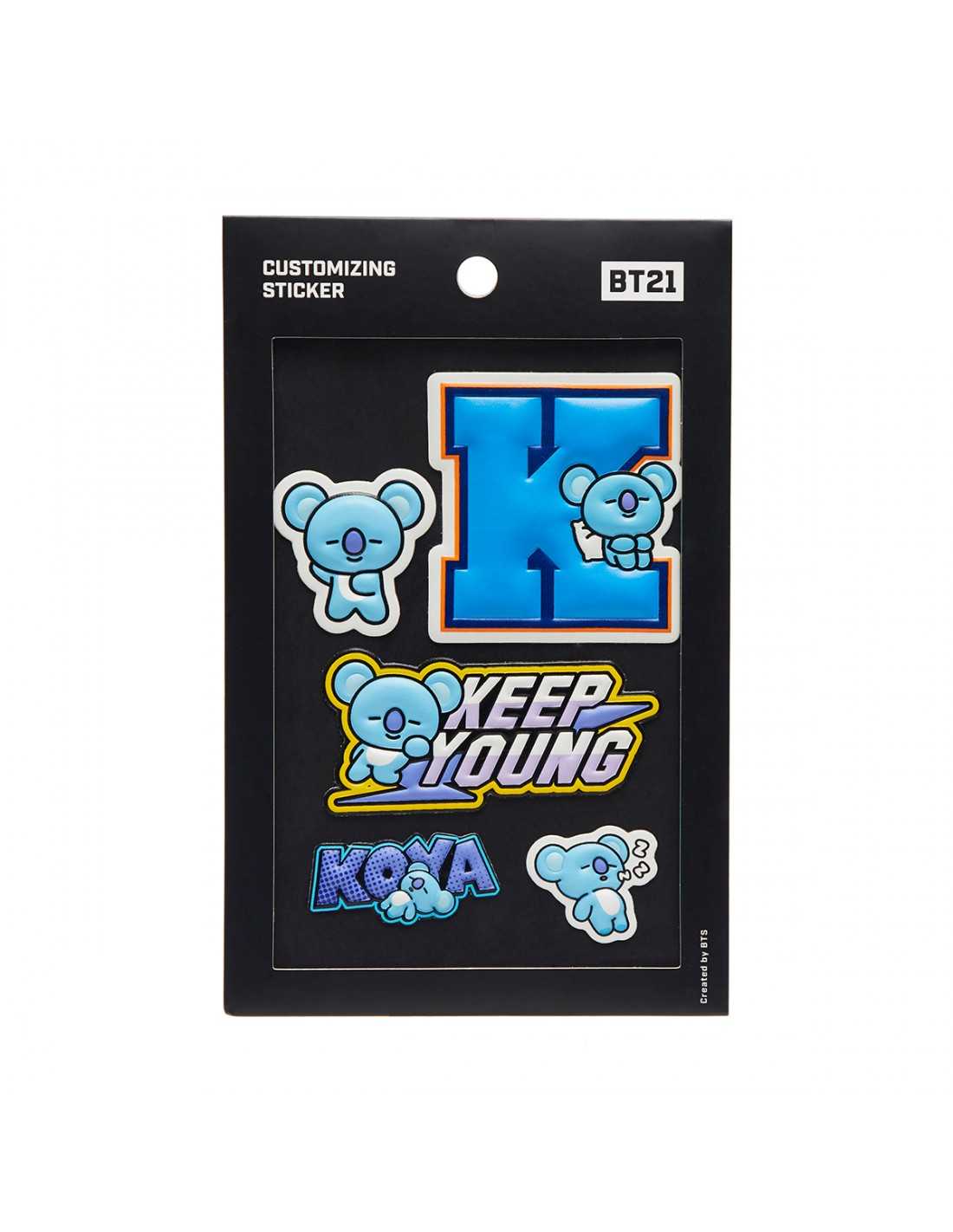 [BT21] BTS. Line Friends Collaboration - Customizing Sticker