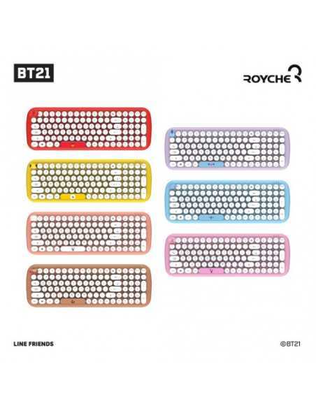 [BT21] BTS. Royche Collaboration - Wireless Retro Keyboard